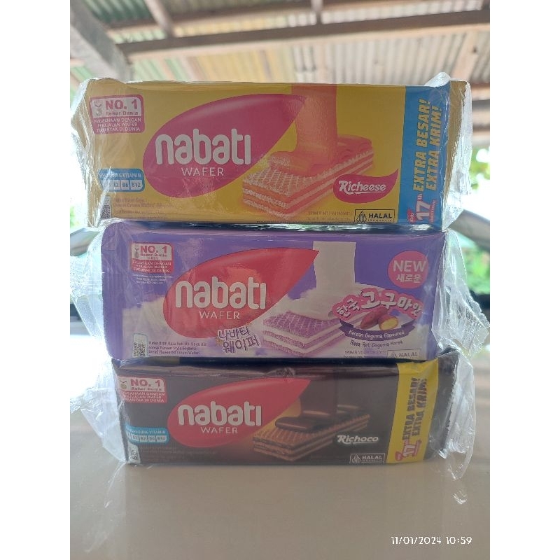 Jual Nabati Wafer 16 gram isi 10pcs | Shopee Indonesia
