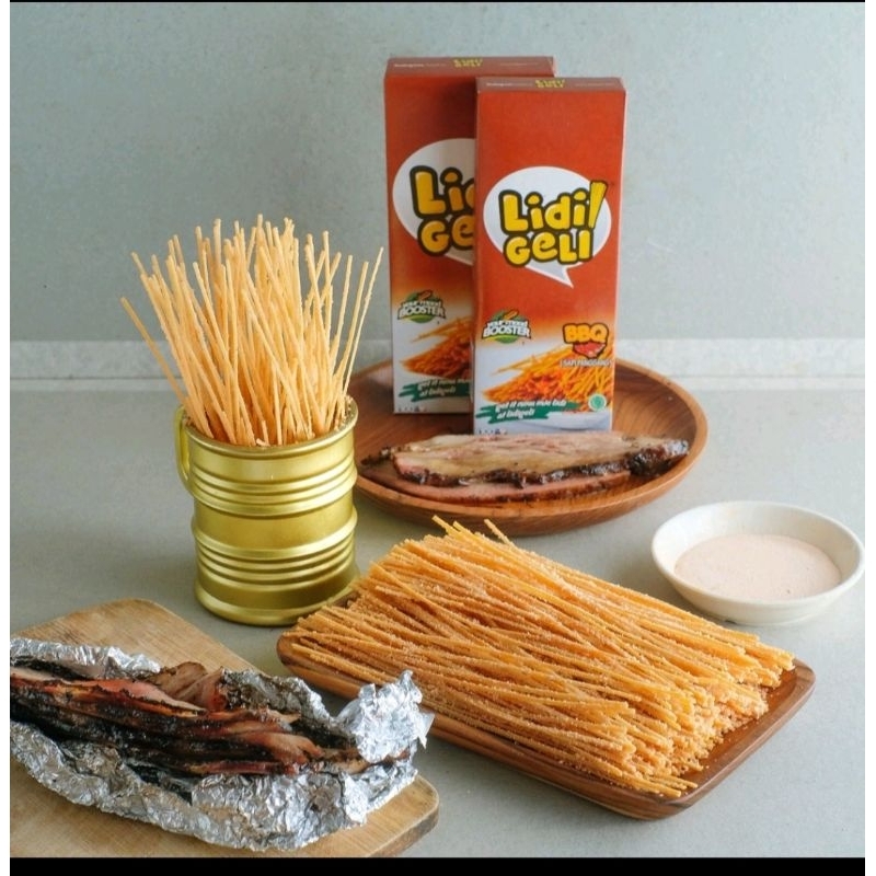 Jual Mie Lidi geli Barbeque 50 gr | Shopee Indonesia