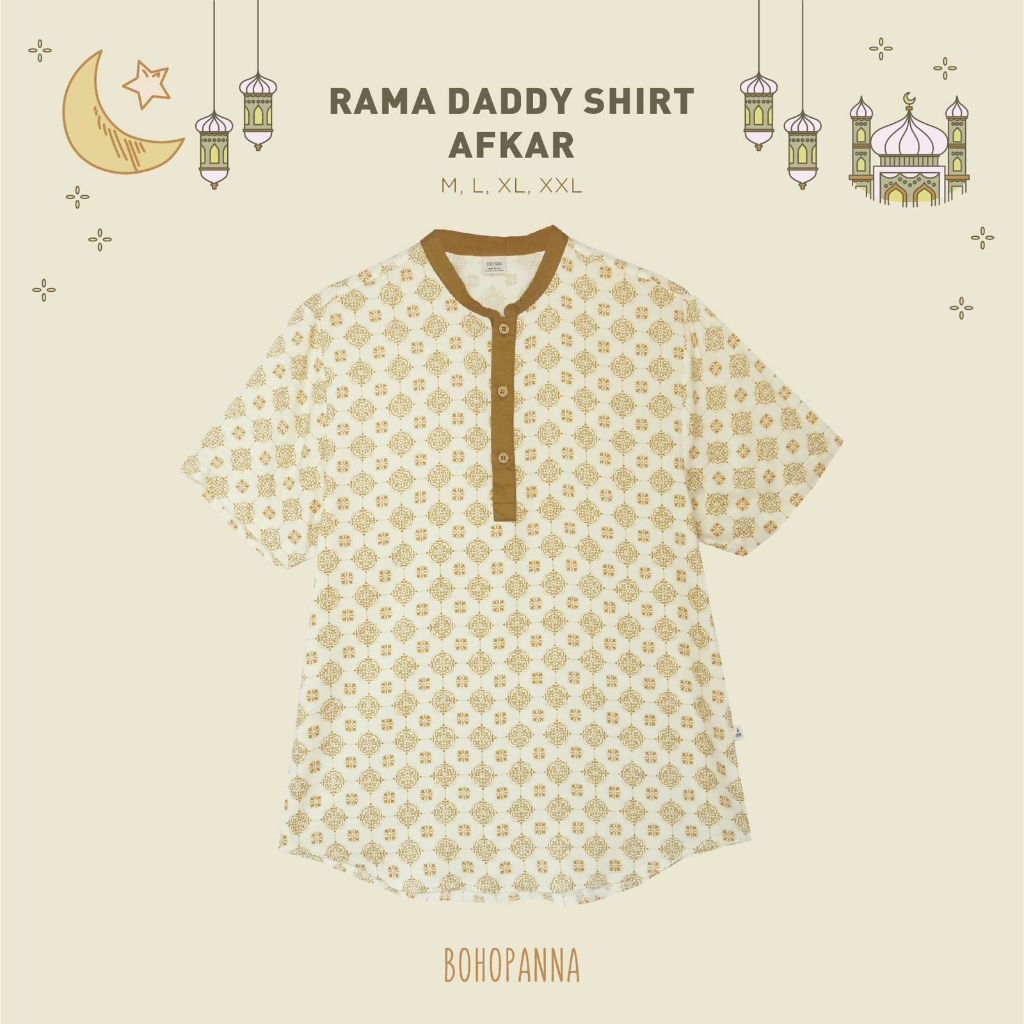 Jual BOHOPANNA - RAYA COLLECTION - RAMA DADDY SHIRT - Baju Muslim Pria ...