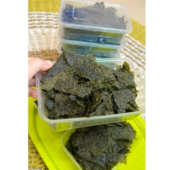 Jual Rumput laut kemasan box 650 ml / rumput laut 650ml / nori / rumput ...