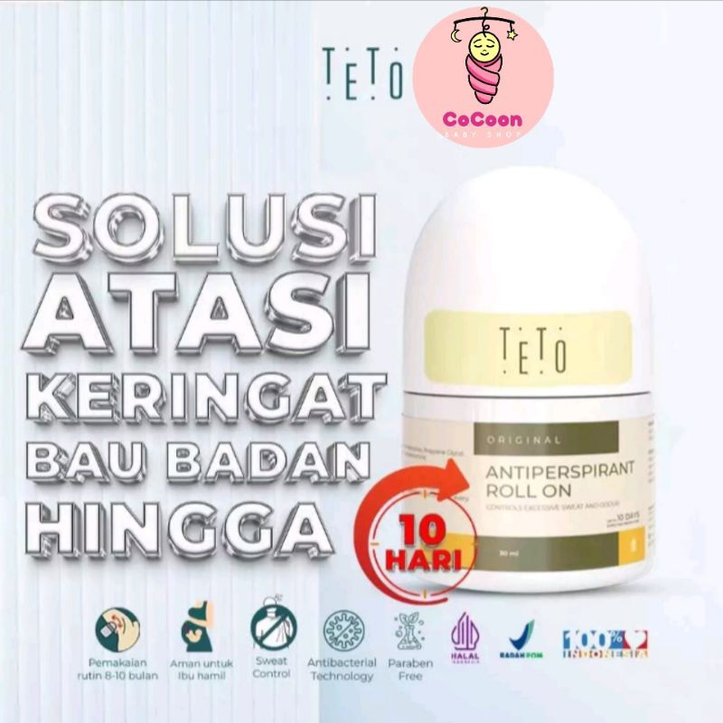 Jual Penyerap Keringat Ketiak Berlebih Deodoran Deodorant Teto Anti ...