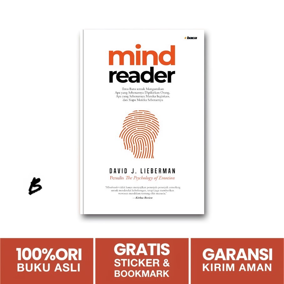 Jual Buku Mind Reader - David J. Lieberman (Penerbit Baca) | Shopee ...