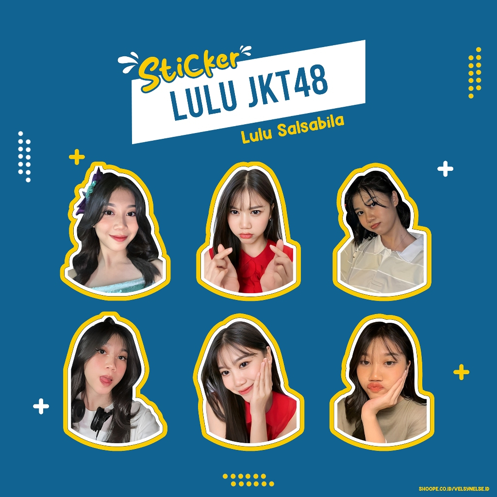 Jual [ ISI 6 ] Sticker Pack JKT48 Lucu Aesthetic High Quality | Shopee ...