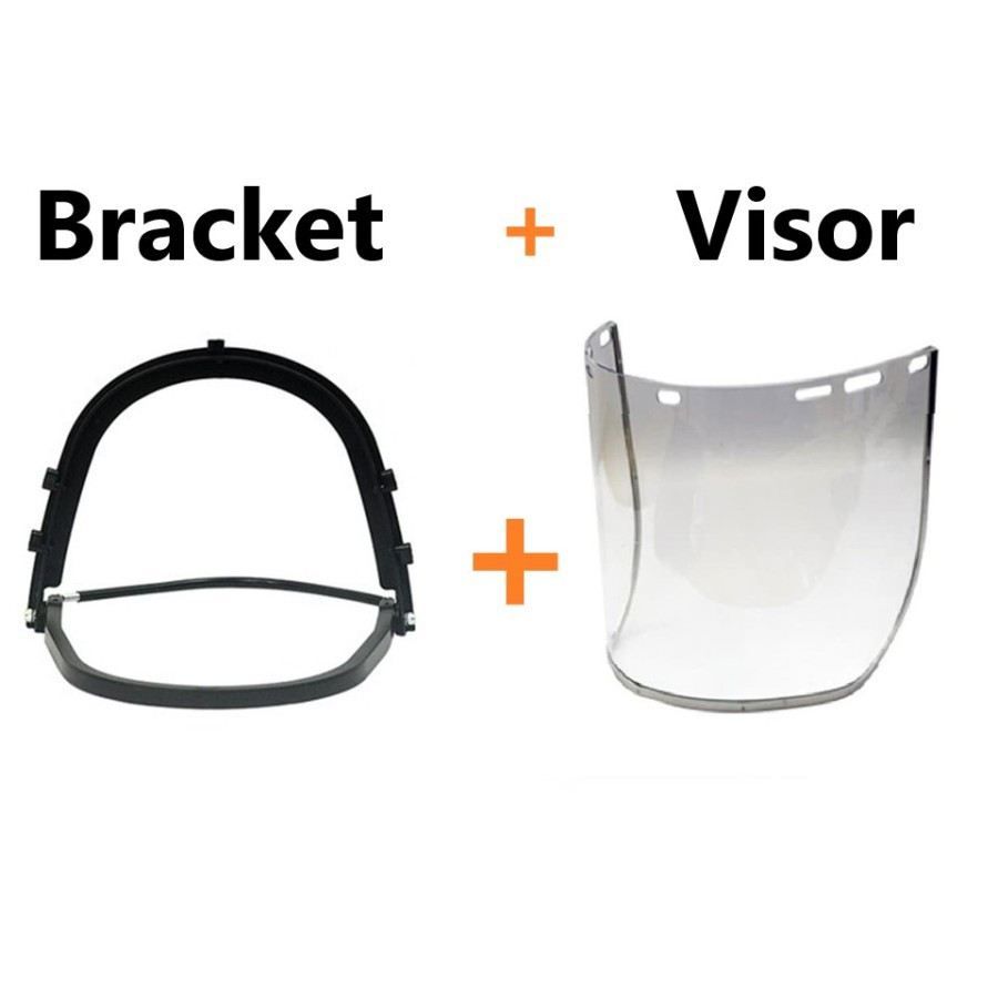 Jual Welding Face Shield Bracket Visor Bening untuk Semua Jenis Helm ...