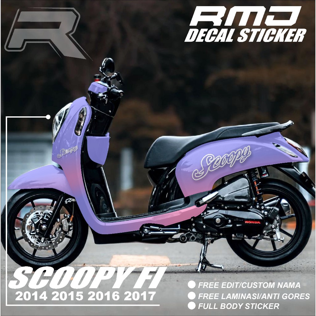 Jual Stiker Decal Motor Scoopy 2013 2014 2015 2016 Full Body - Sticker ...