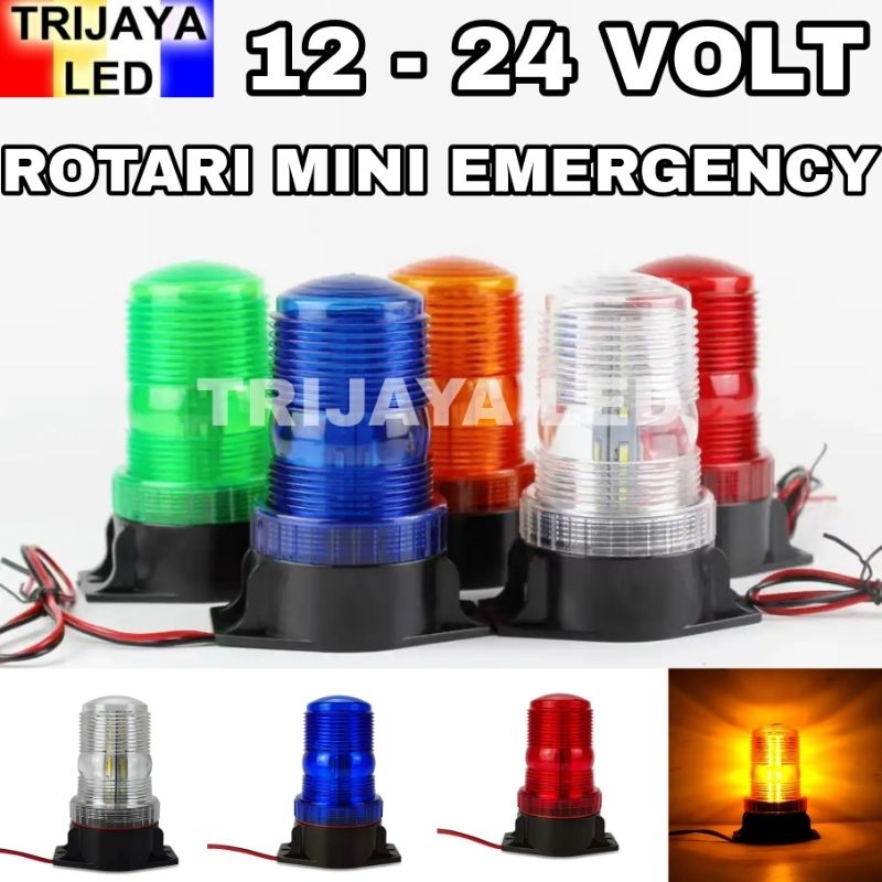 Jual Lampu LED Rotary Mini Rotari Truk Forklift Dump Truck Mobil Bus ...