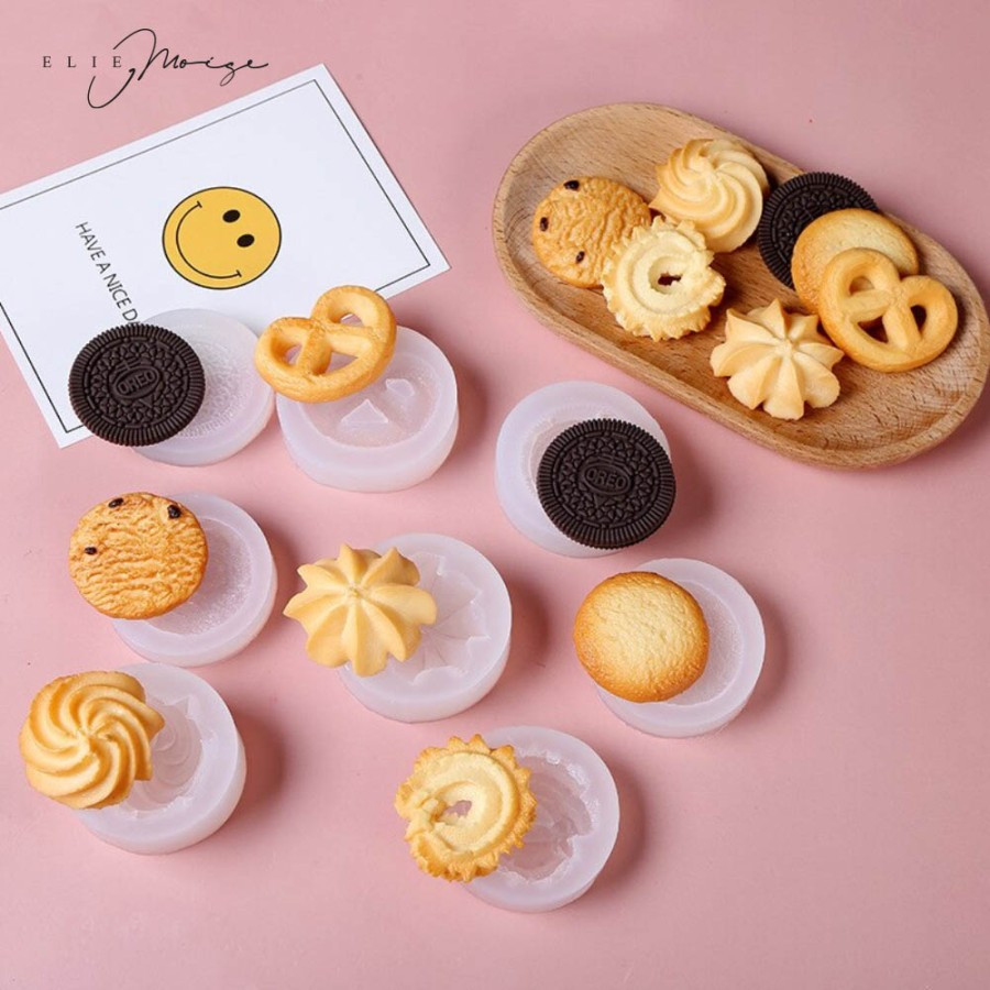 Jual Cetakan Lilin Bentuk Cookies Biskuit Kue Kering Butter Cookies ...