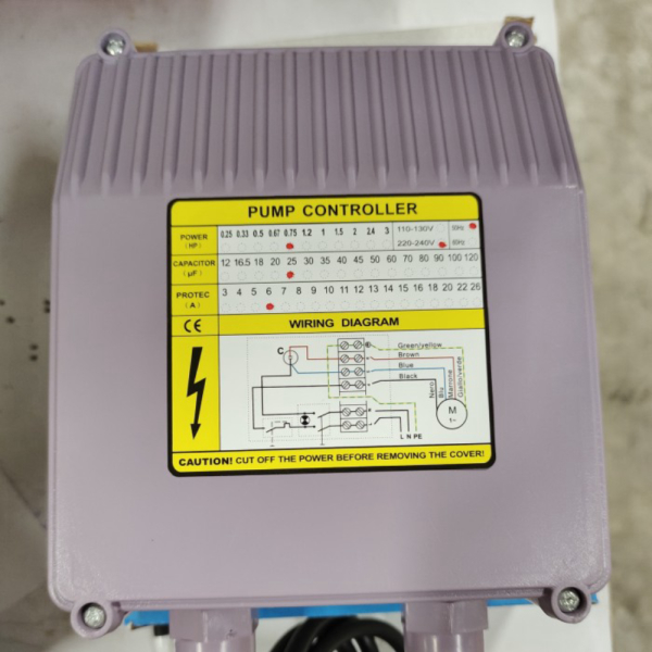 Jual control box pompa Sibel 1/2 HP 3/4 HP 1 HP INOTO biru - 1 HP ...