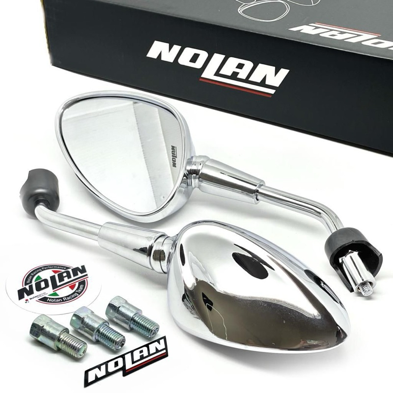 Jual Spion Vespa Nolan Full Cnc Spion Vespa Nolan Hitam & Chrome ...
