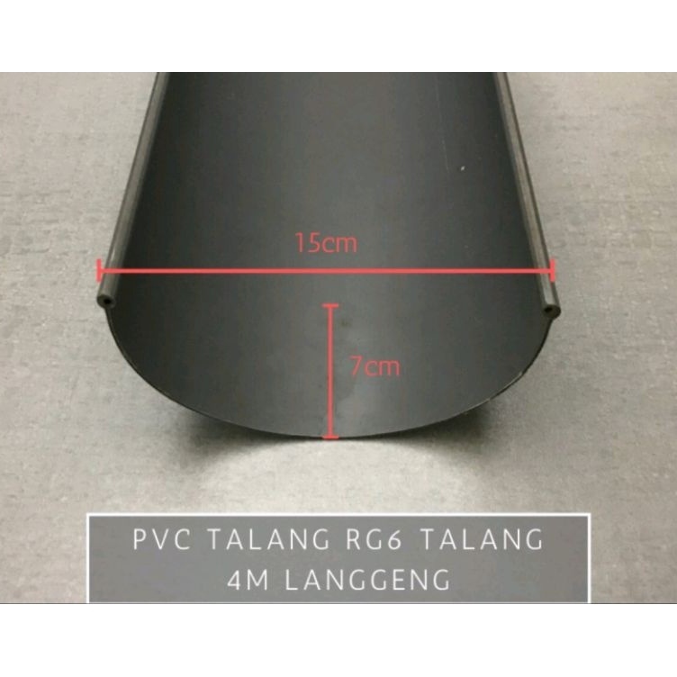 Jual Kejutan Menarik Talang Air PVC Langgeng HR 6 6 Inch 4m 4meter 4mtr ...