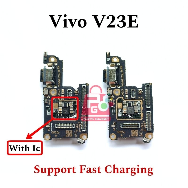 Jual Pcb Konektor Charger Vivo V23E With Ic Board Papan Cas Mic ...