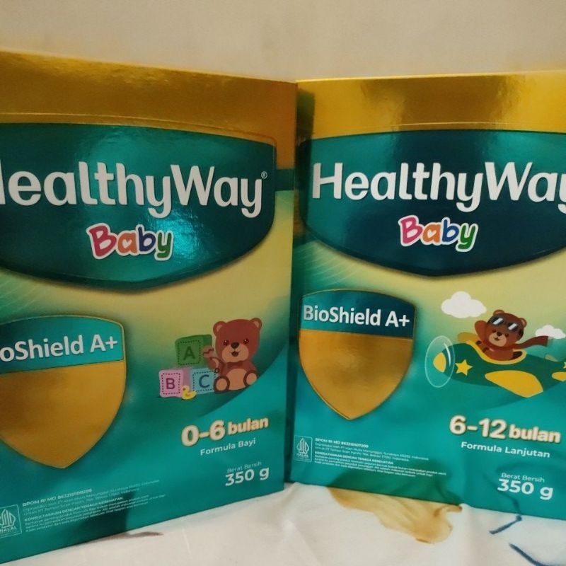 Jual HEALTHY WAY BABY 0-6 DAN ATAU 6-12 BULAN 350 GRAM Expired NOVEMBER 2026 | Shopee Indonesia