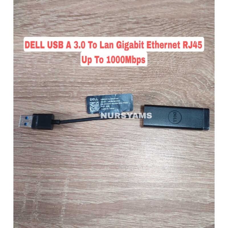 Jual DELL USB A 3.0 To Lan Gigabit Ethernet RJ45 Up To 1000Mbps ...