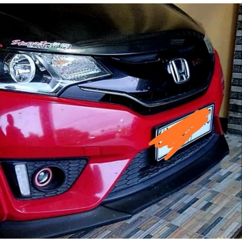 Jual Winglet mobil jazz gk5 2014-2017 lip bumper non facelift | Shopee ...
