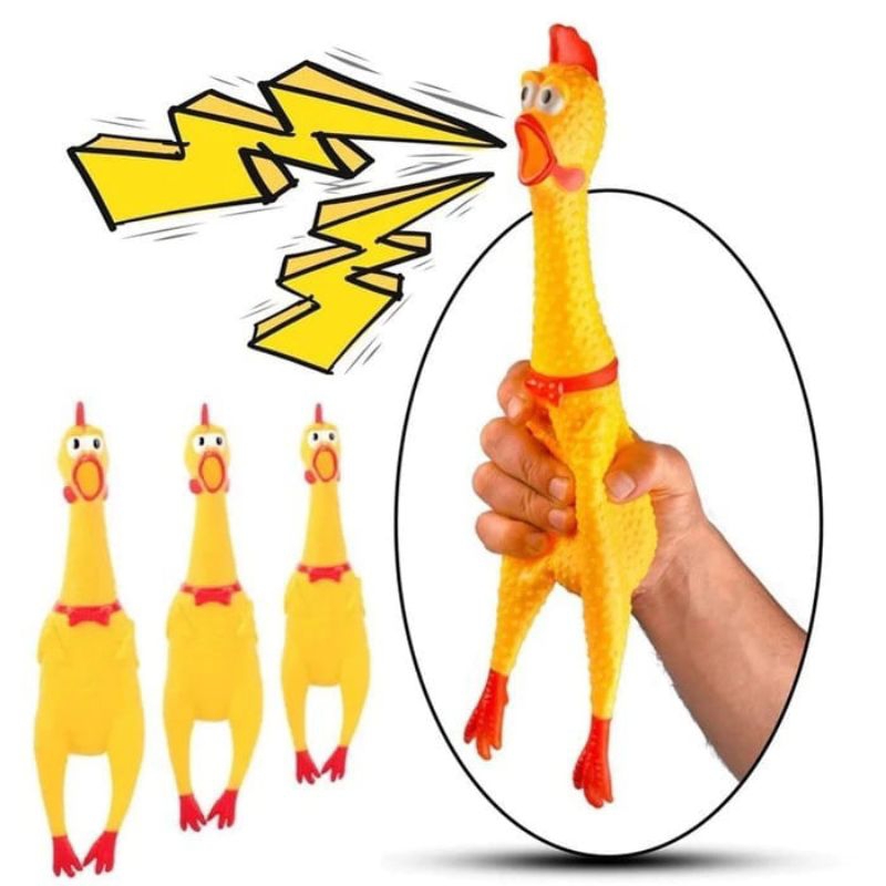 Jual MAINAN AYAM ENCIT SUARA LUCU 35 CM SCREAMING CHICKEN TERIAK POTONG ...