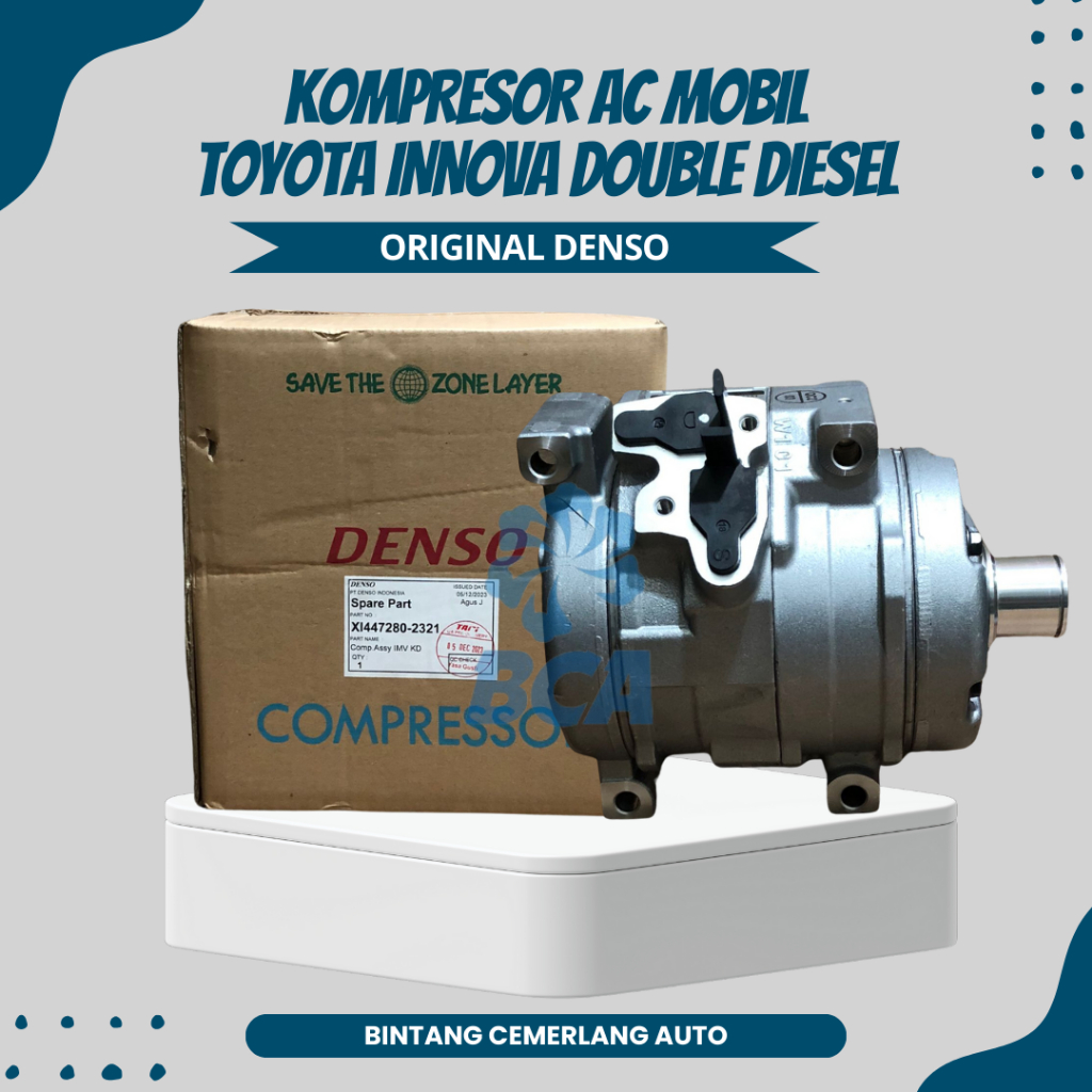 Jual COMPRESSOR KOMPRESOR AC Mobil Toyota Innova Double Diesel ORIGINAL ...