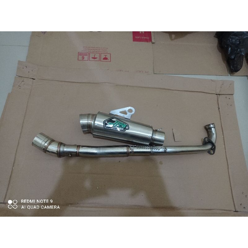 Jual KNALPOT JRM FULL CACING DRAG SLEEP ENGINE KNALPOT JRM JUPITER Z ...