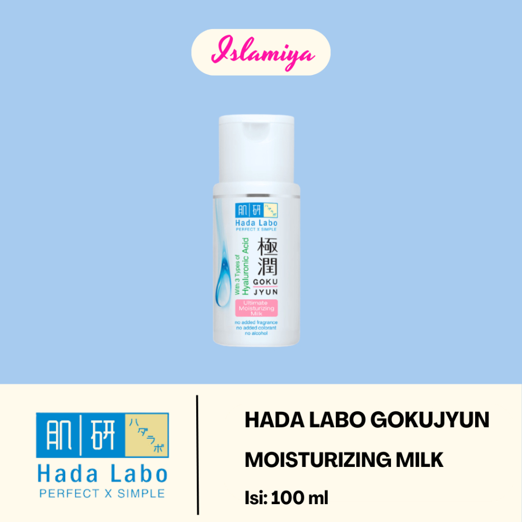 Jual HADA LABO GOKUJYUN ULTIMATE MOISTURIZING MILK/ HADALABO MILK 100 ...