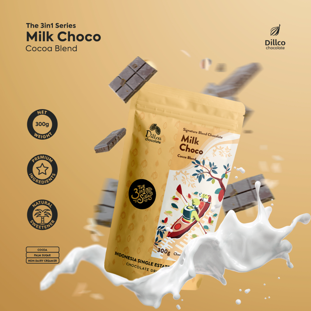 Jual DILLCO CHOCOLATE - Milk Chocolate 3in1 Series ( Cokelat Seduh ...