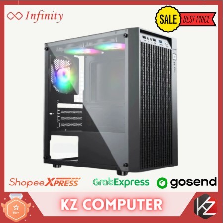 Jual Casing PC Gaming Enlight Infinity Strike M ATX include 3Fan ...