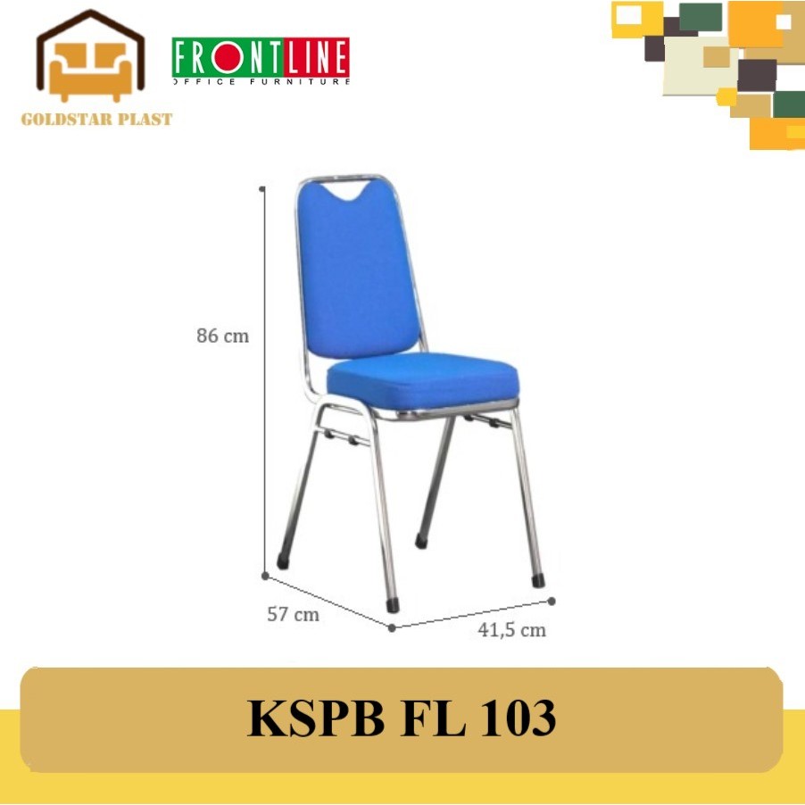 Jual FRONTLINE Kursi Susun/Kursi Pesta/Kursi Pertemuan/KSPB FL 103 | Shopee Indonesia