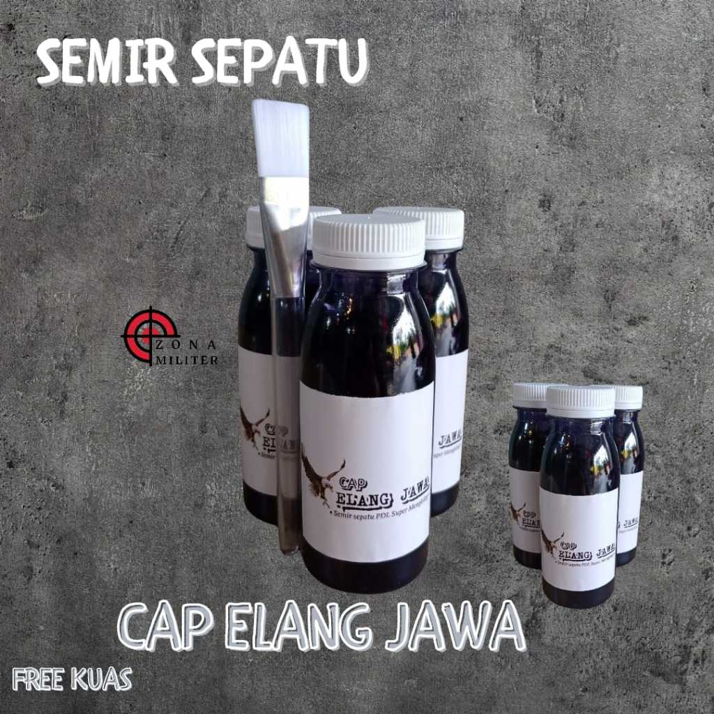 Jual SEMIR SEPATU CAP ELANG JAWA//free kuas | Shopee Indonesia