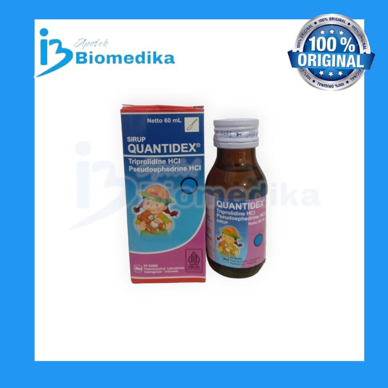 Jual QUANTIDEX SYR 60ML obat pilek | Shopee Indonesia