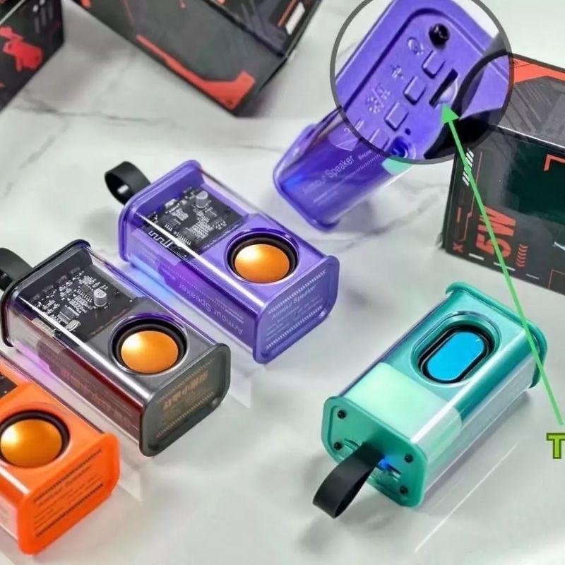 Jual Speaker Bluetooth Transparan A036 Plus Portable Wireless Speaker ...