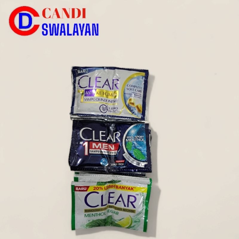 Jual CLEAR SHAMPOO SACHET ISi 6 RENTENG | Shopee Indonesia