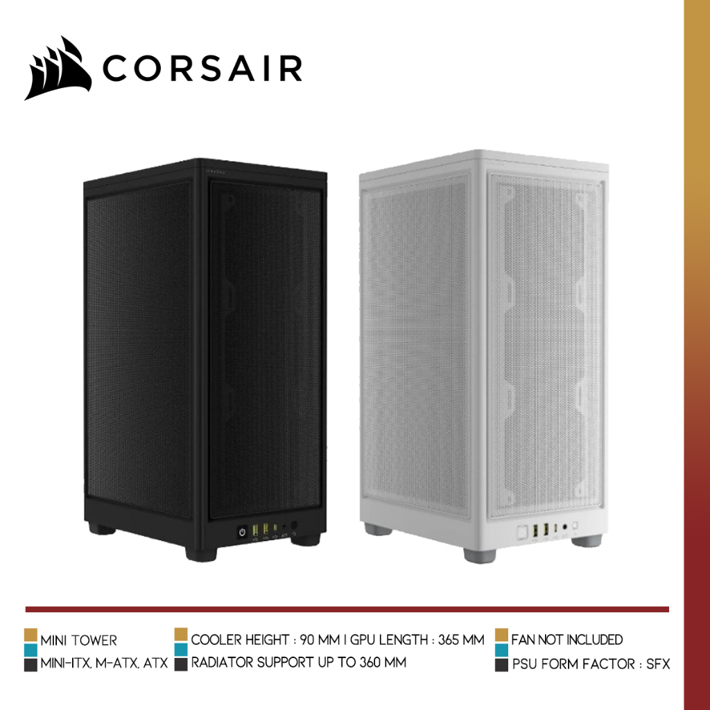 Jual CORSAIR 2000D AIRFLOW Mini-ITX PC Case | Shopee Indonesia