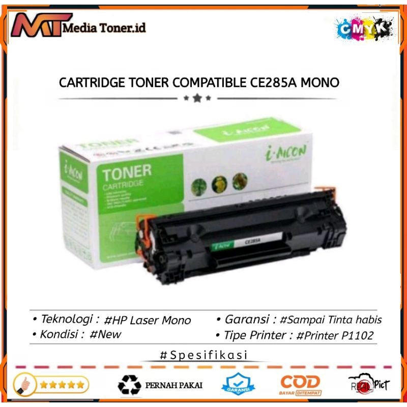 Jual Toner Cartridge Compatible 85A untuk printer hp laserjet P1102 | Shopee Indonesia