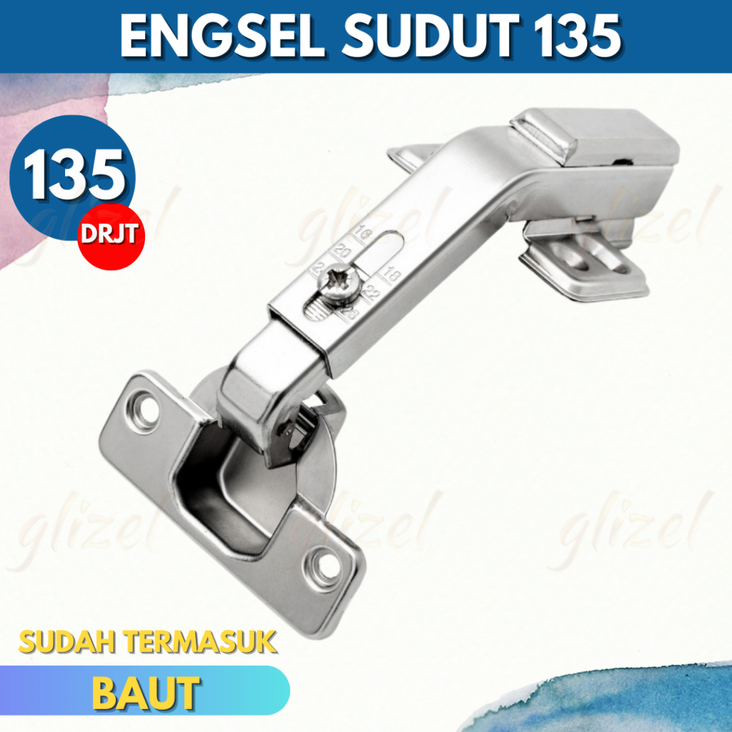 Jual Engsel Sendok Sudut Bivold 135 Bifold Lipat Pasangan 180 Lemari ...