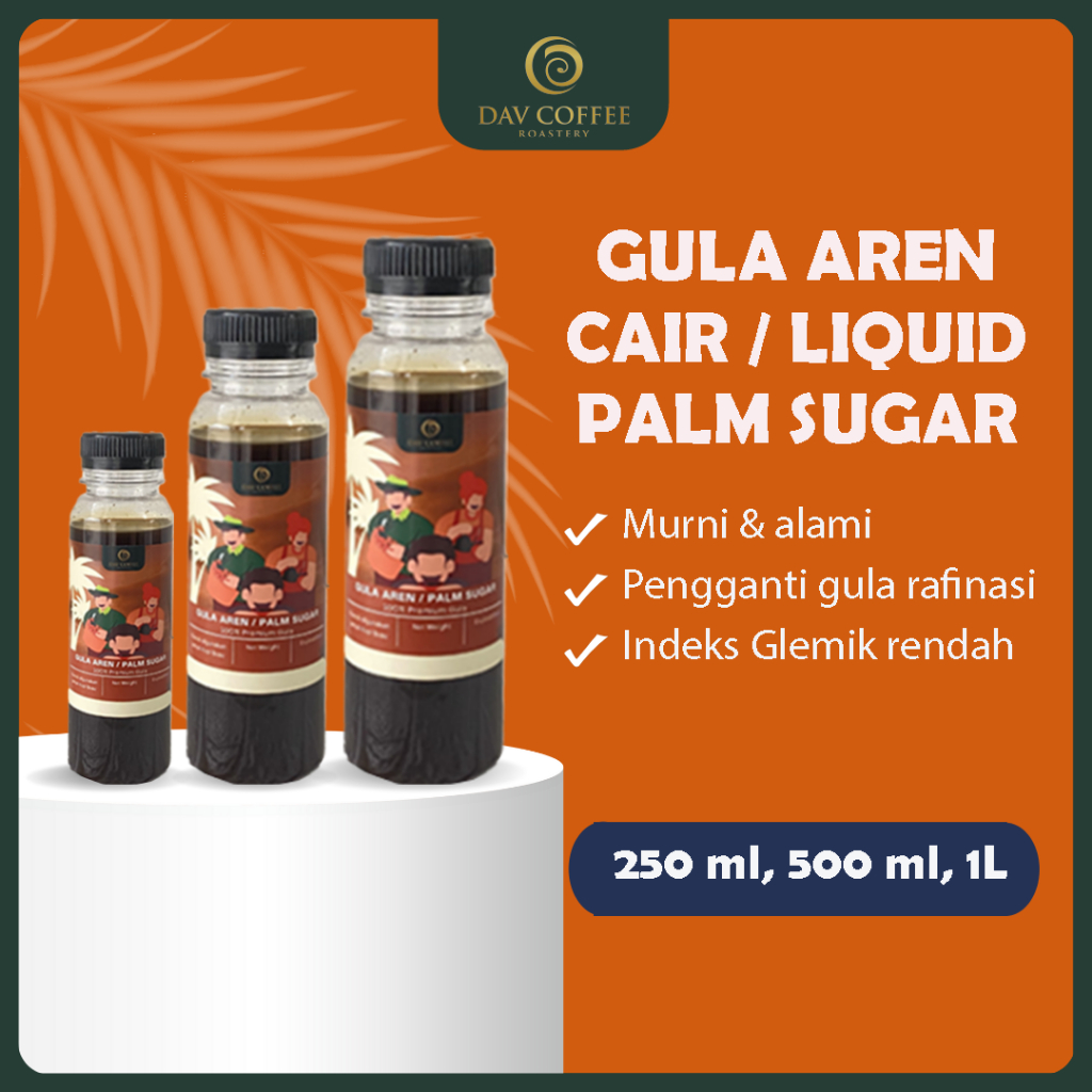 Jual Gula Aren Cair / Liquid Palm Sugar Dav Coffee Roastery 500 ml ...