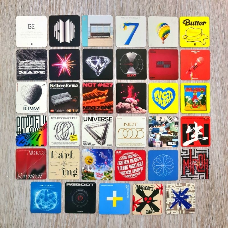Jual ["X" PRJCT] Album Cover Magnet Kulkas K-POP (BTS, BIGBANG, EXO ...