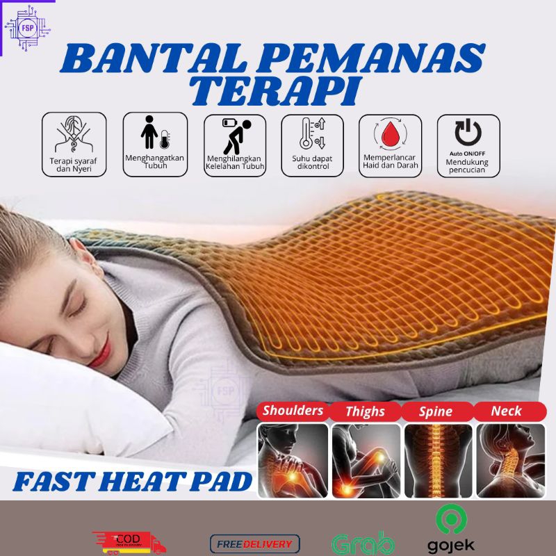 Jual Bantal Pemanas Elektrik Ukuran Besar Heating Pads Terapi Kesehatan ...
