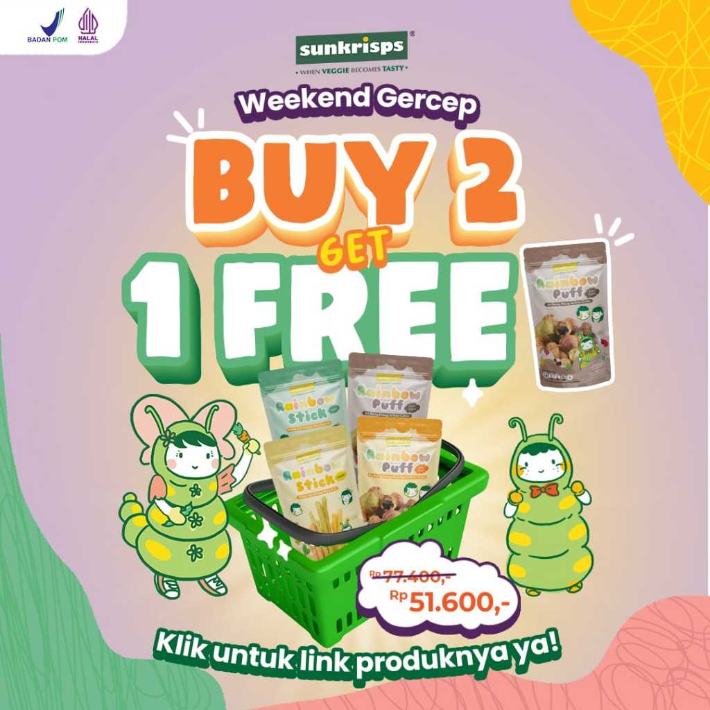 Jual Sunkrisps - Rainbow Stick - Sus Kering Stik - 50gr - (usia +9 ...