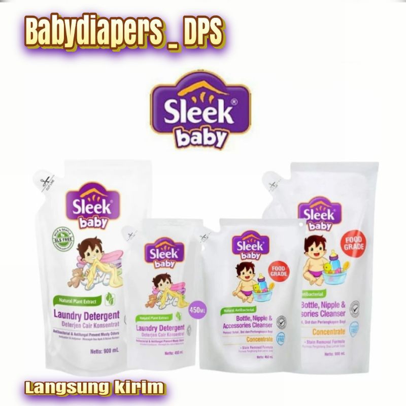 Jual SLEEK BABY BOTTLE NIPPLE SLEEK LAUNDRY SLEEK SABUN CUCI BOTOL DOT ...