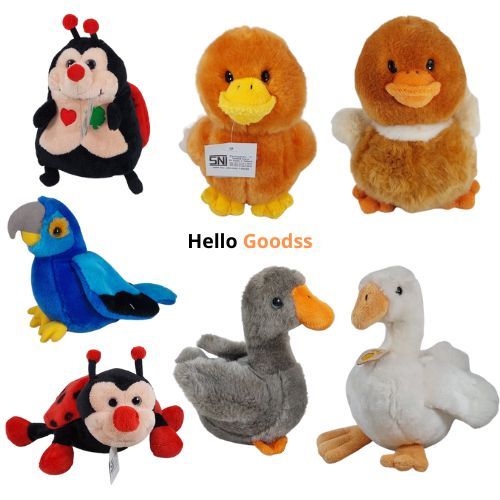 Jual Boneka Angsa Bebek Duck Kumbang LadyBug Burung Parrot Cute Soft ...