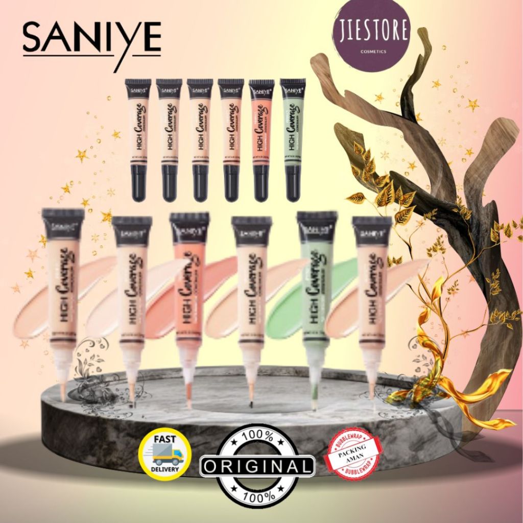 Jual SANIYE [BPOM] Concealer Waterproof Wajah Full Coverage Color ...