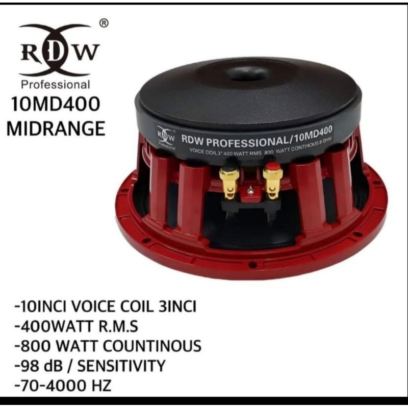 Jual speaker rdw 10 md400 | Shopee Indonesia
