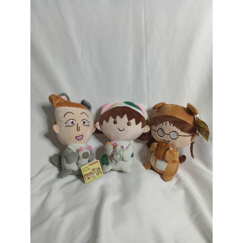 Jual Set Plush Chibi Maruko Chan - Momoko Sakura (Maruko) Tamae Honami ...