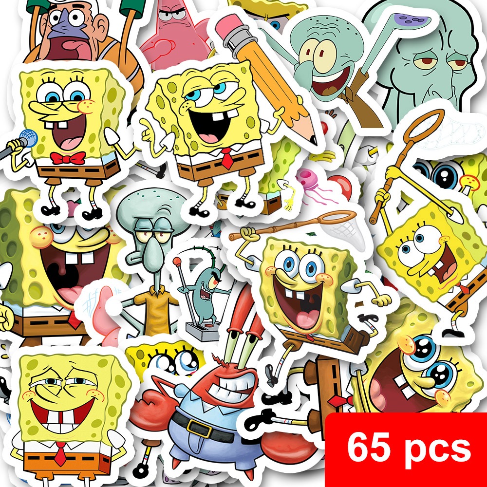 Jual stiker spongebob squarepants anti air I stiker lucu patrick I ...