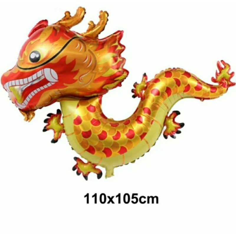 Jual Balon Naga Jumbo 100cm Balon Dekorasi Tahun Baru Imlek 2024 Shio ...