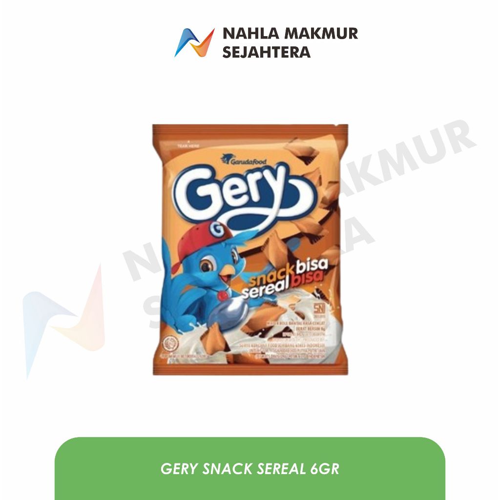 Jual Gery Snack & Sereal Cokelat 6gr Kemasan Renceng Isi 10 Pcs ...