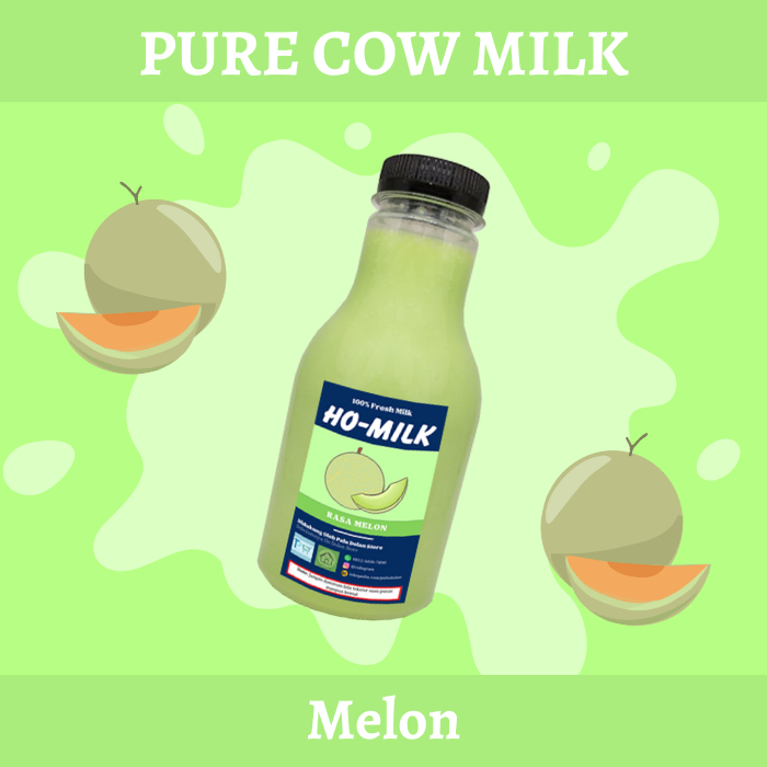 Jual Susu sapi murni rasa Melon fresh cow milk 250ml | Shopee Indonesia