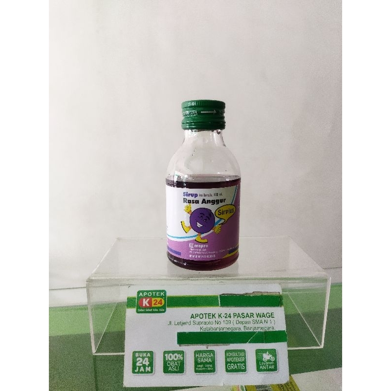 Jual Sirplus Sirup 100ml Rasa Anggur (per Botol) | Shopee Indonesia