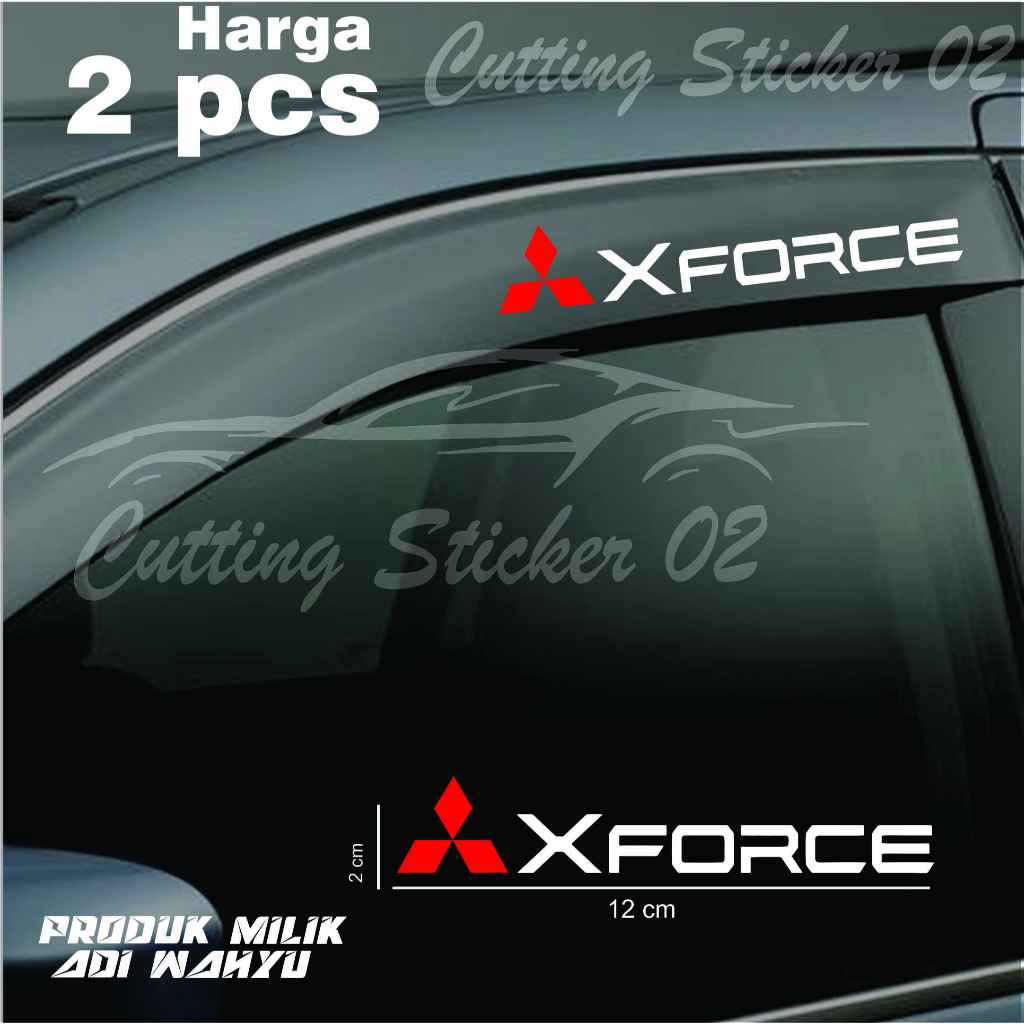 Jual Cutting sticker talang air xforce sticker cover talang air mobil ...