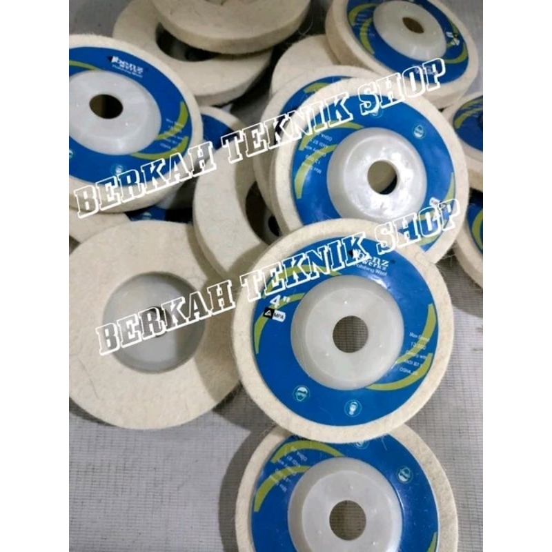 Jual MATA GERINDA POLES WOL batu besi aluminium amplas susun spon poles ...