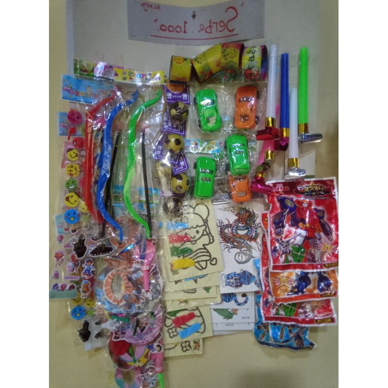Jual Mainan renceng renteng anak serba 1000(50pcs) | Shopee Indonesia