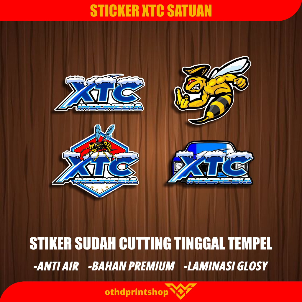 Jual Stiker xtc sudah cutting organisasi xtc anti air terbaru Stiker ...